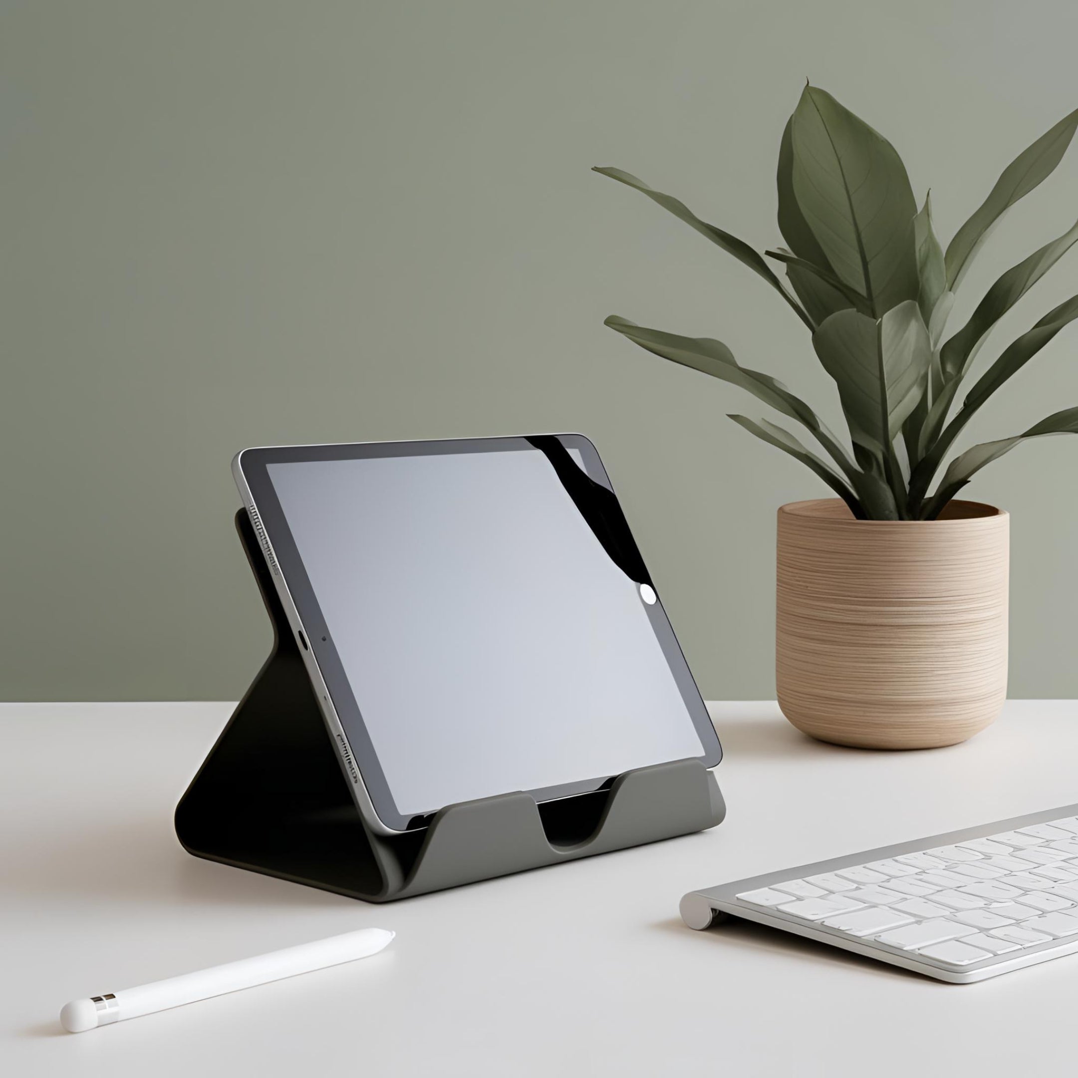 Modern 3D Printed iPad & Tablet Stand | Eco-Friendly Desk Accessory ...